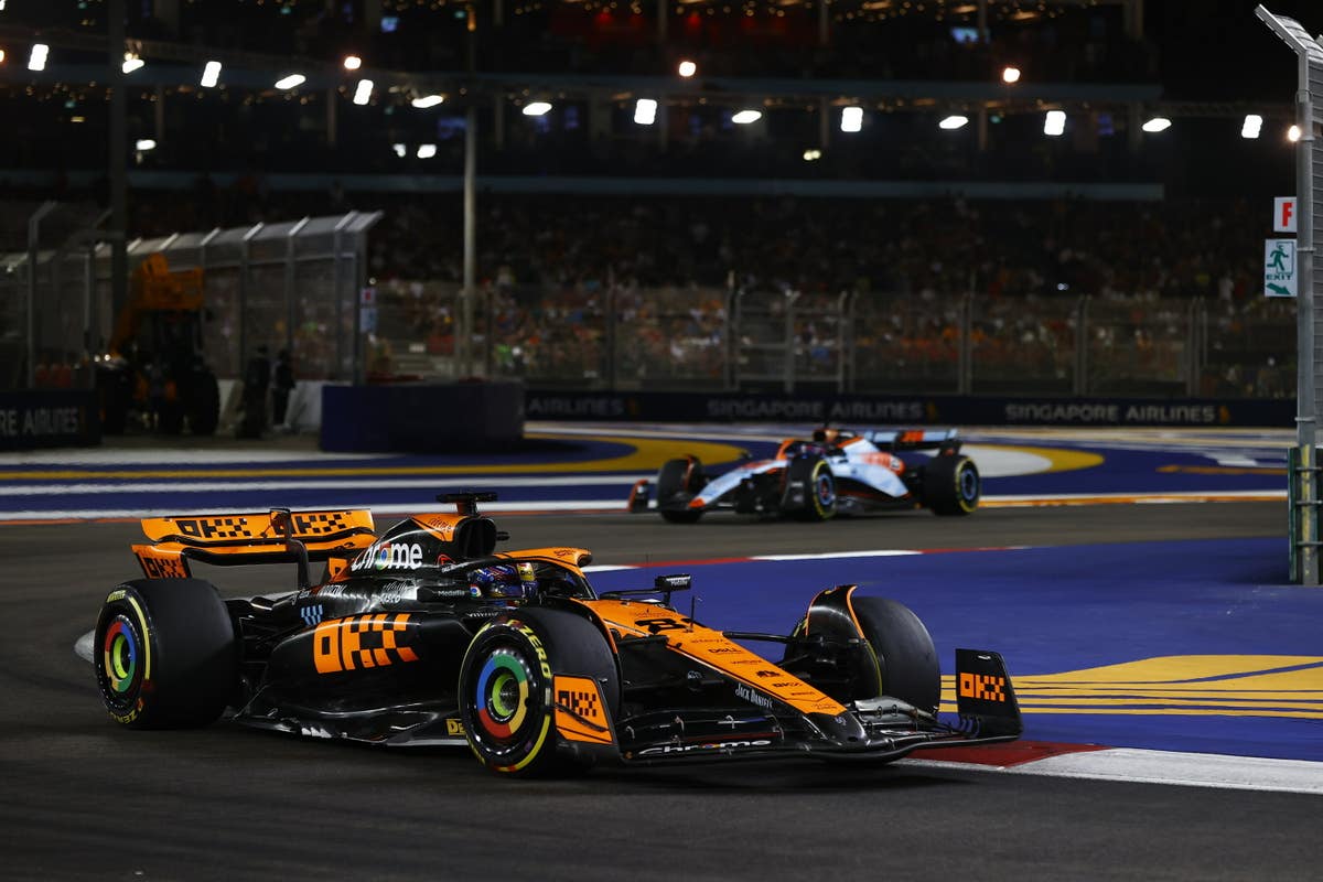 McLaren F1's Lando Norris Takes Second on Podium at Singapore Grand ...