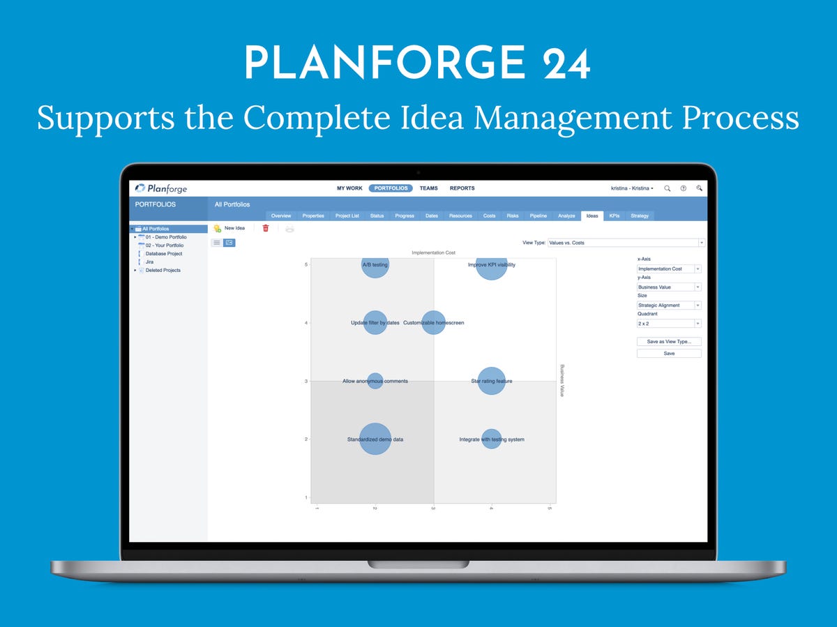 Planforge Introduces Idea Management Completing Its Hybrid PPM Offering