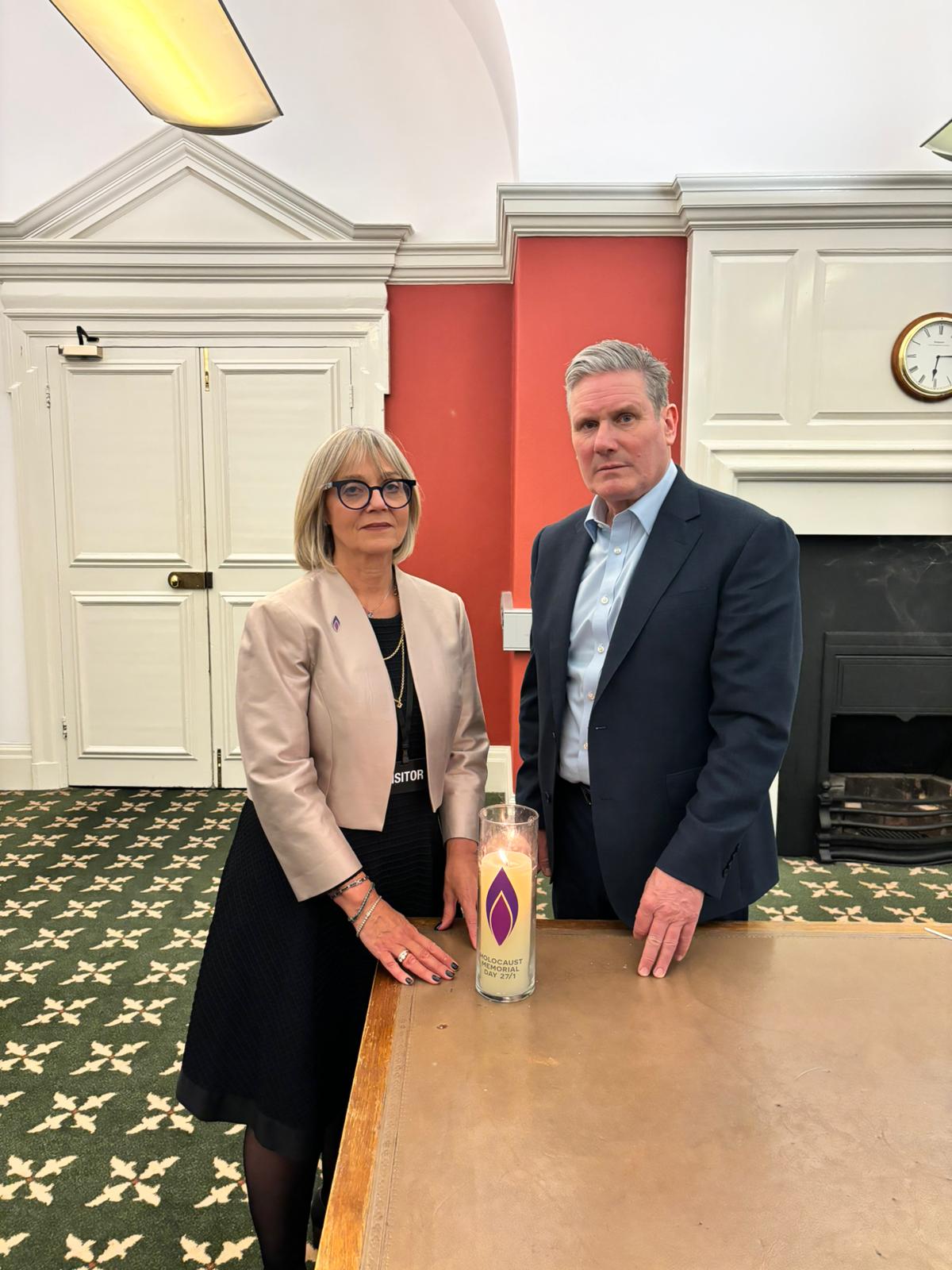 Labour leader Sir Keir Starmer meets with Holocaust survivors and ...