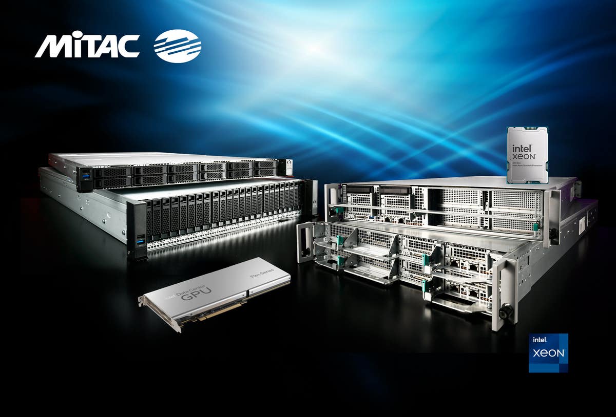 MiTAC Unleashes Revolutionary Server Solutions, Powering Ahead with 5th Gen Intel® Xeon ...