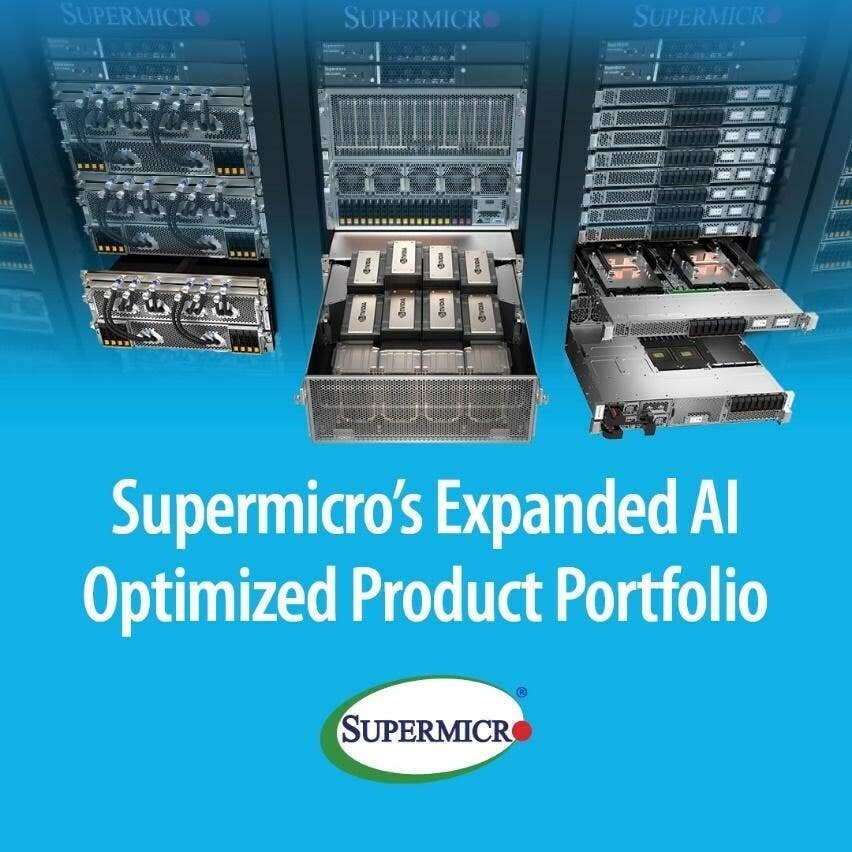 Supermicro Grows AI Optimized Product Portfolio with a New Generation of Systems and Rack ...