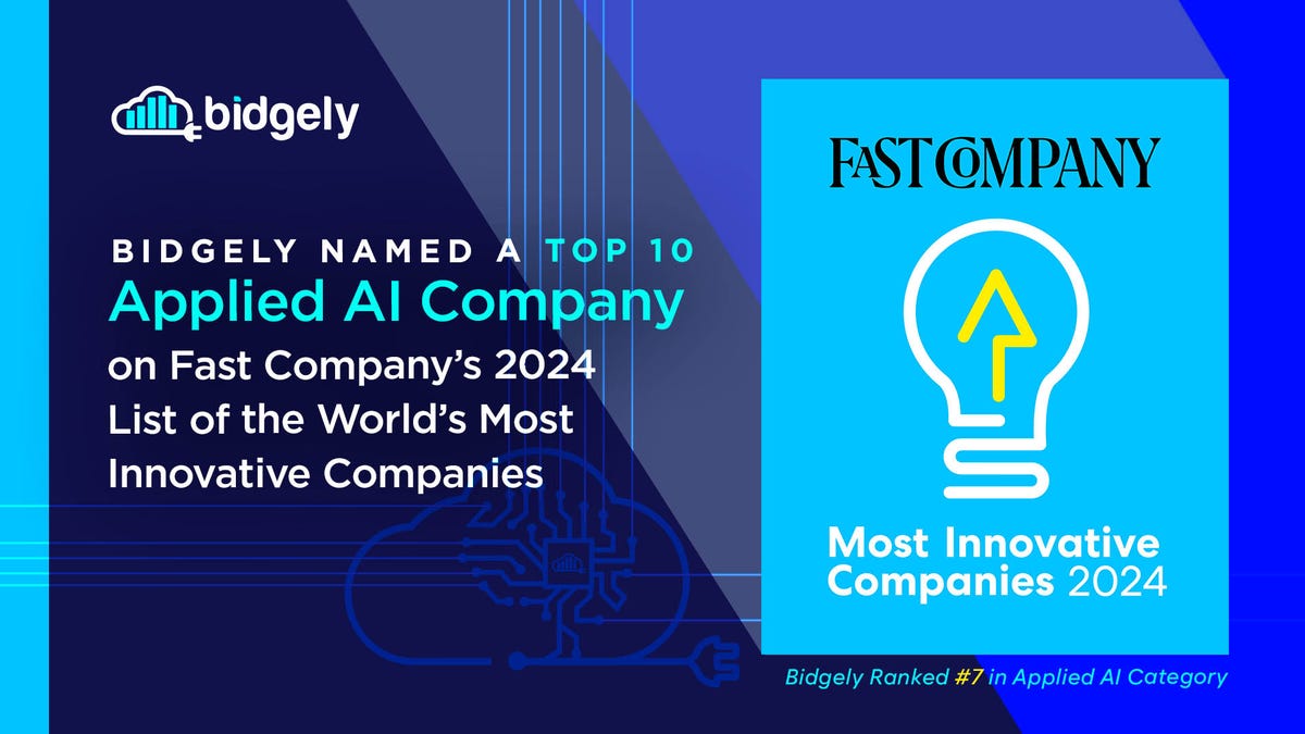 Bidgely Named a Top 10 Applied AI Company on Fast Company’s 2024 List of the World's Most ...
