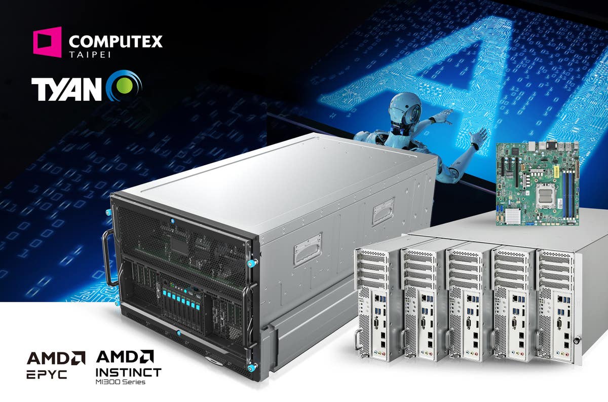 TYAN Presents AMD EPYC Server Platforms Optimized for Data Center Compute Performance and Large ...