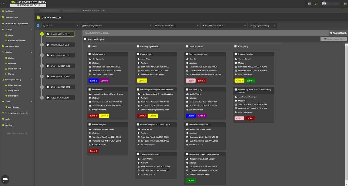 Hornetsecurity Launches Enhanced 365 Total Backup for Microsoft 365 ...