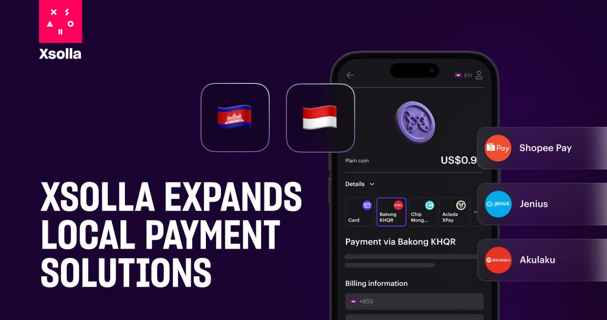 Xsolla Significantly Expands Payment Solutions in Cambodia and Indonesia to Maximize Game ...