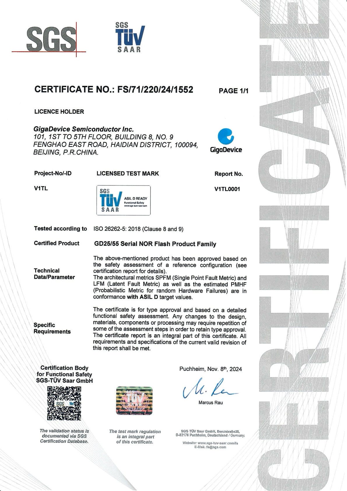 GigaDevice GD25/55 Serial NOR Flash Automotive-Grade Product Family ...