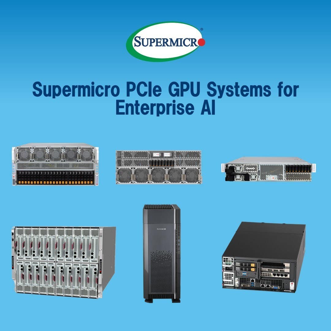 Supermicro Expands Enterprise AI Portfolio of over 100 GPU-Optimized Systems Supporting the ...