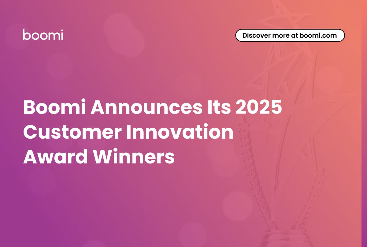 Boomi Announces Its 2025 Customer Innovation Award Winners