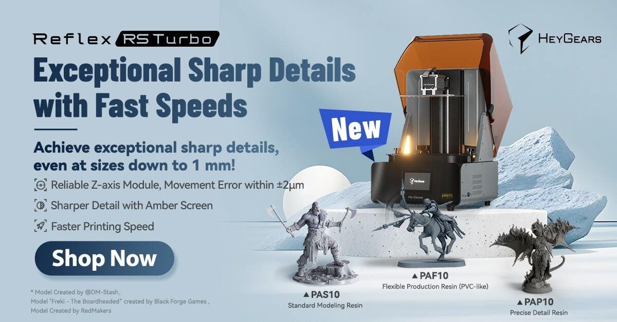 HeyGears Launches UltraCraft Reflex RS Turbo with Enhanced Screen Technology