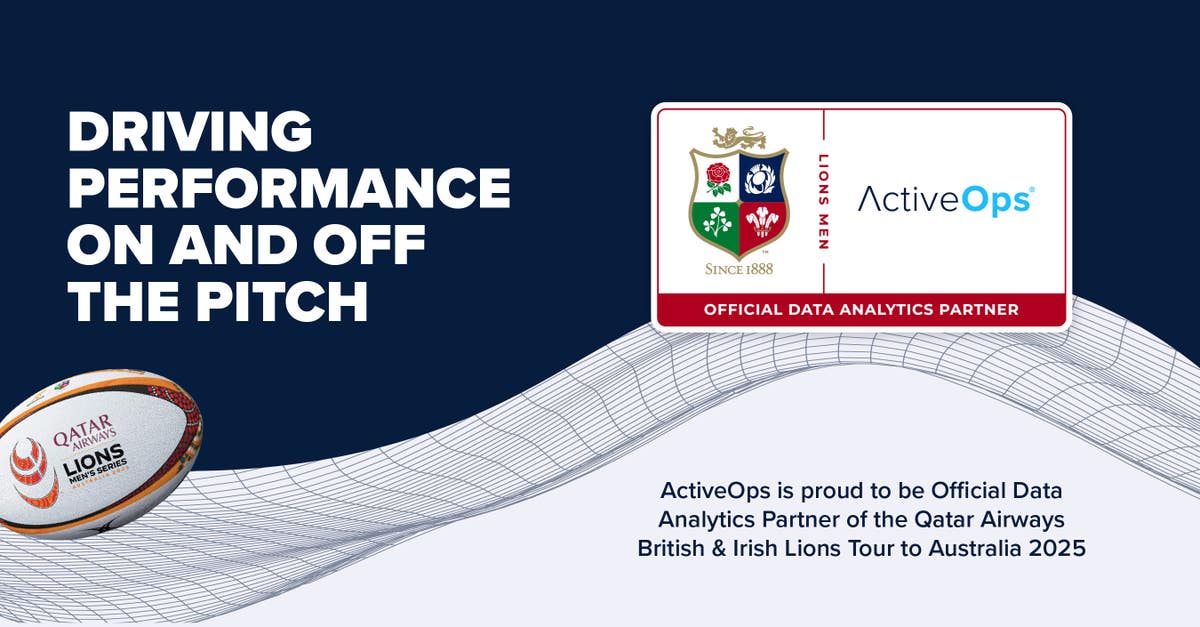 ActiveOps Announced as Official Data Analytics Partner of The British & Irish Lions and the ...
