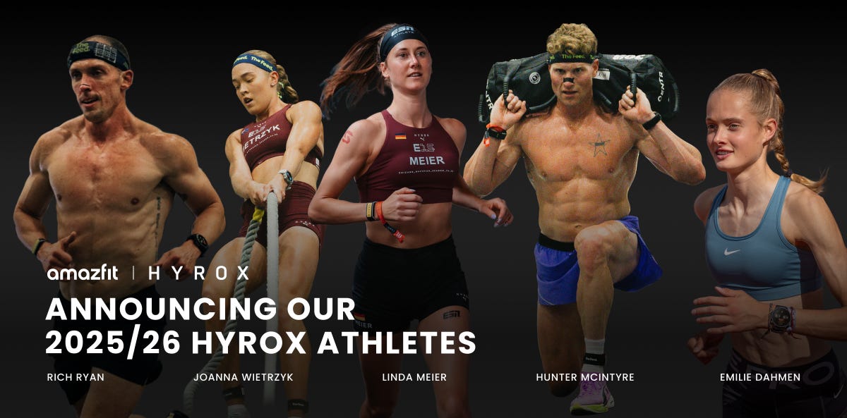 Amazfit Expands HYROX Athlete Roster with Global Champions and Rising Stars