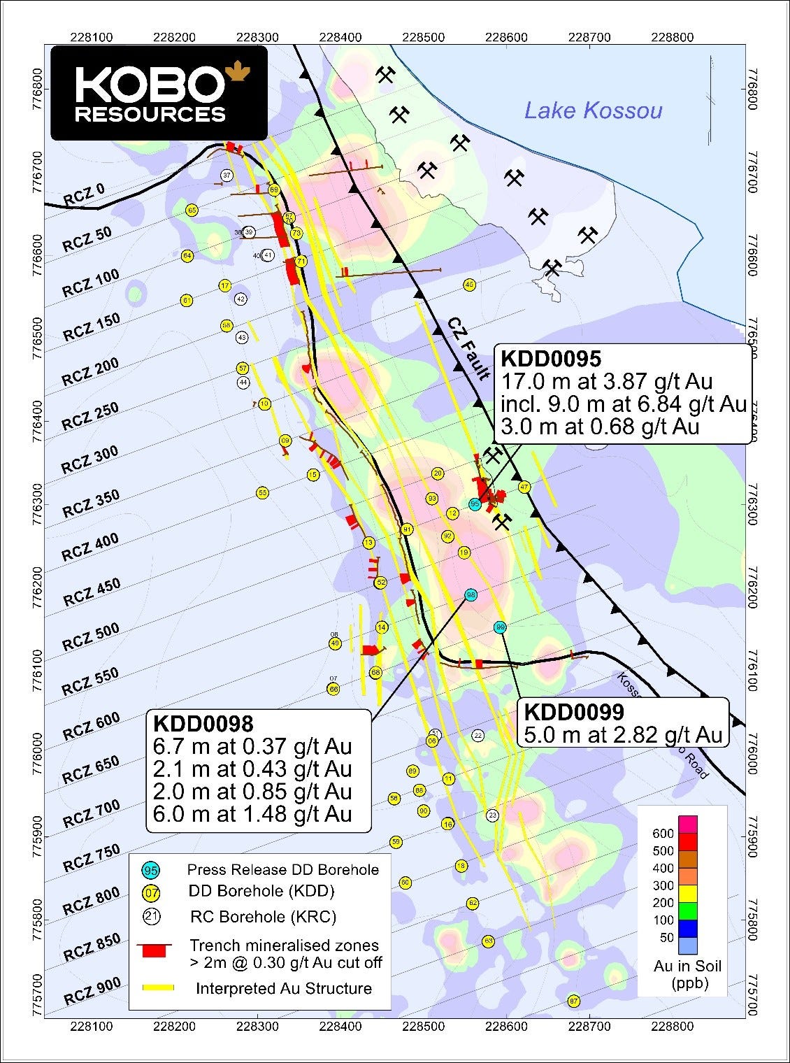 Kobo Resources Intersects 17.0 m at 3.87 g/t Au, Further Defining High ...