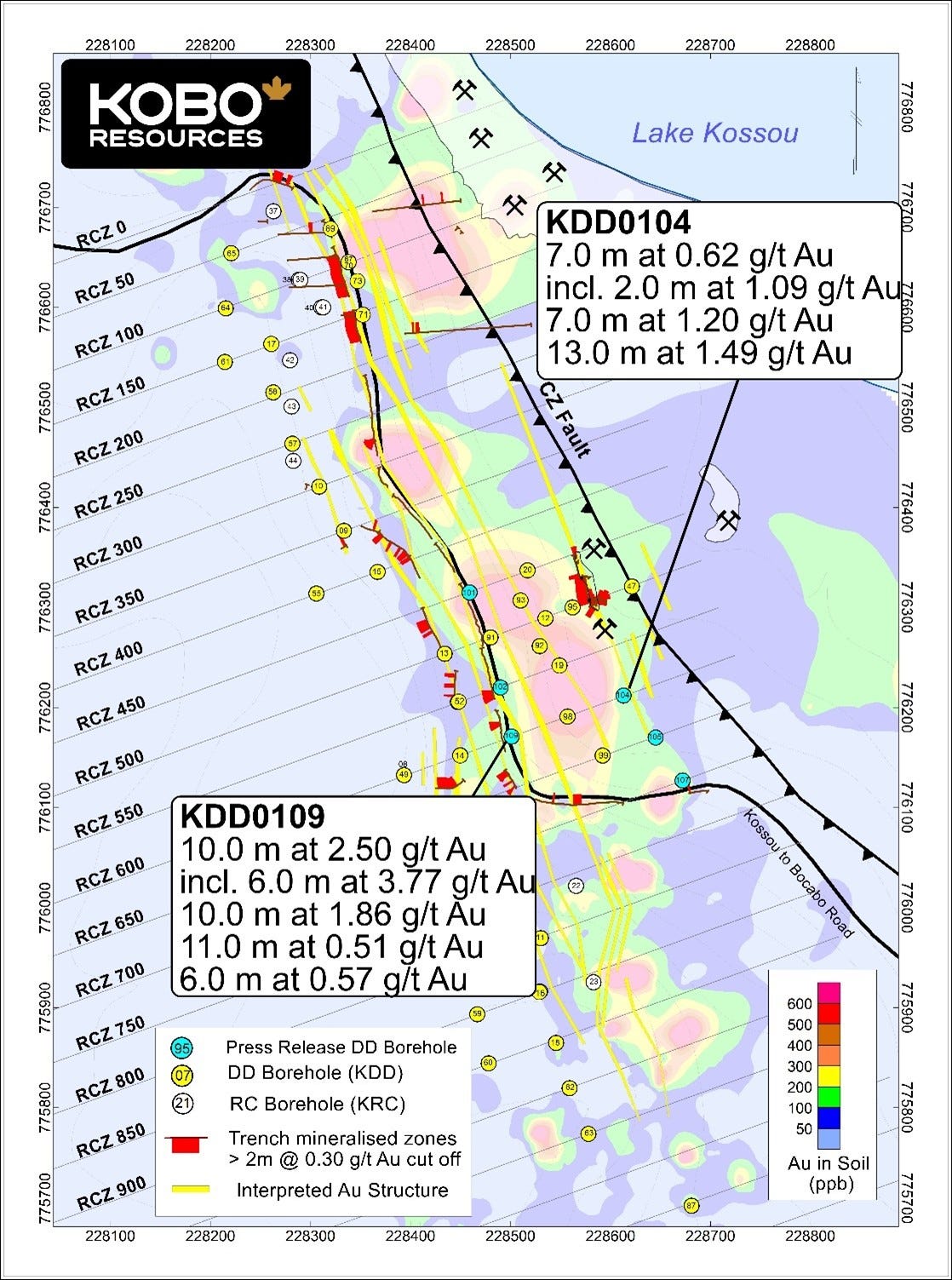 Kobo Resources Intersects 10.0 m at 2.50 g/t Au and 13.0 m at 1.49 g/t ...