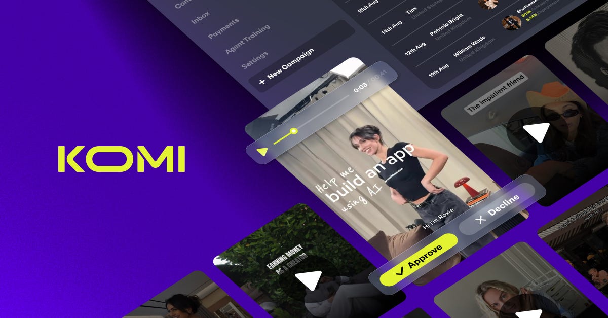 KOMI Launches All-in-One Platform to Connect Brands and Creators