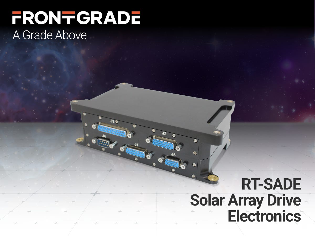 Frontgrade Unveils RT-SADE: Precision Motor Control for Next-Gen Space ...