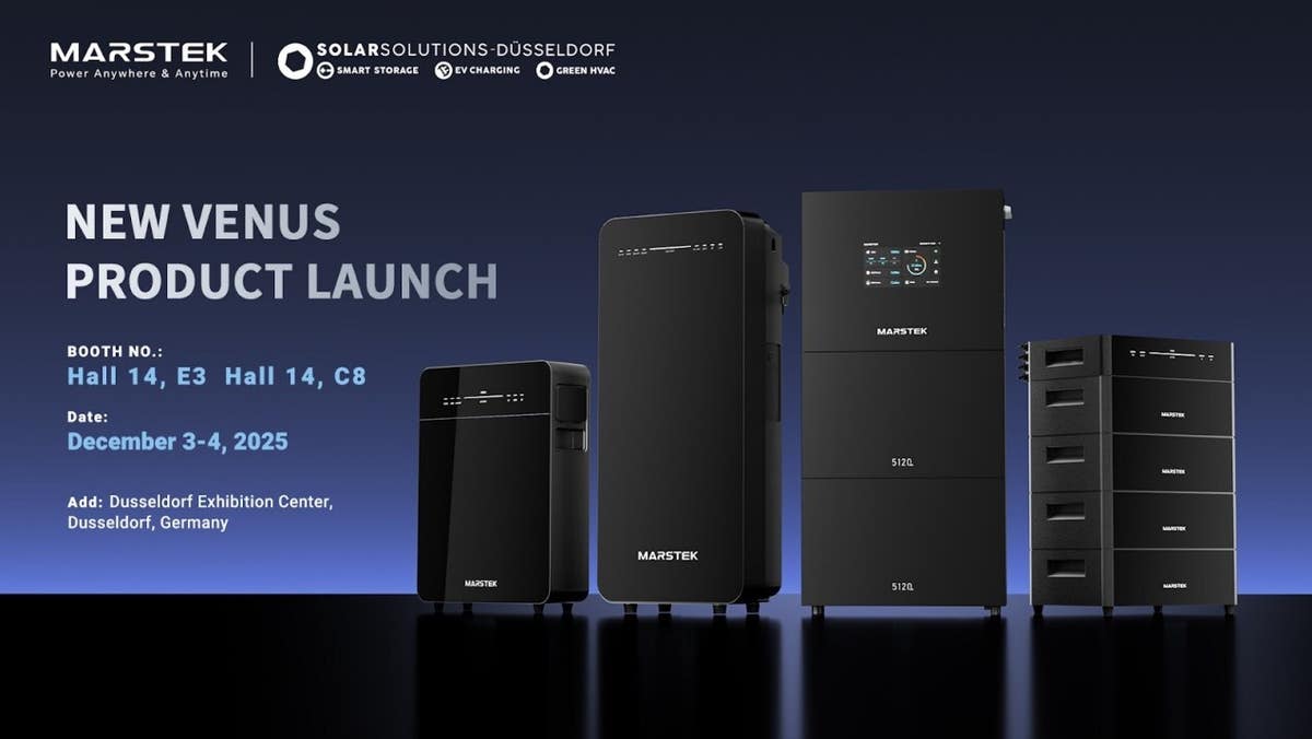 MARSTEK Showcases New VENUS Energy Storage Systems at Solar Solutions ...